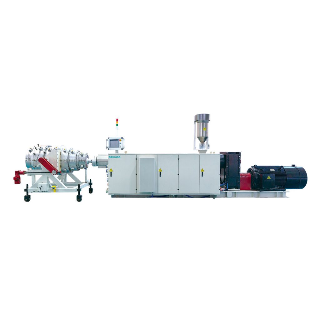 High Efficiency Extrusion Line and PE/PVC Extruder | DEKUMA